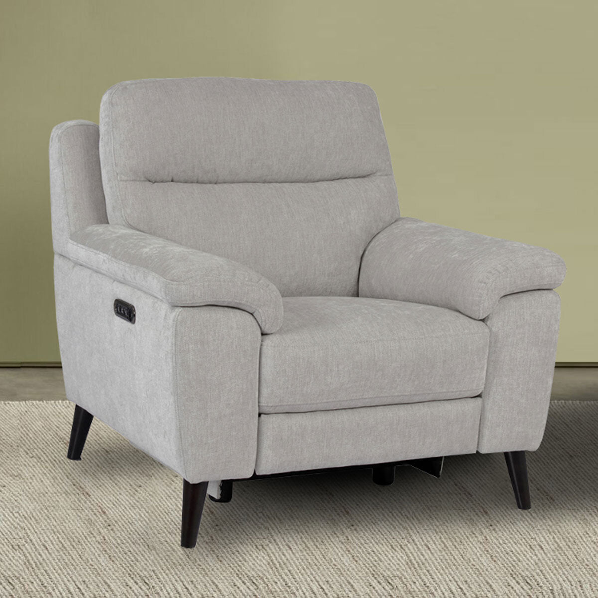 Grace Silver Fabric Power Reclining Armchair – Signature Retail Stores