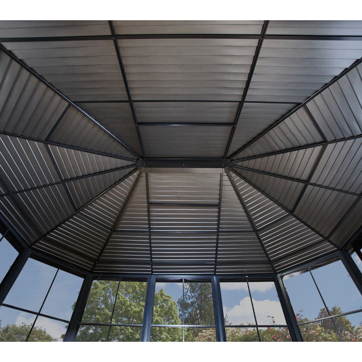 Sojag Charleston 12ft x 18ft (3.67 x 5.77m) Aluminium Frame Solarium W ...